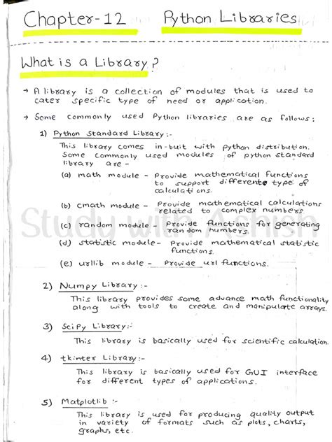 python libraries pdf