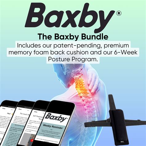 Baxby Bundle Cushion Program Baxby Posture