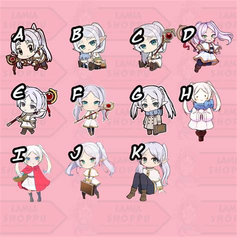 Jual Stiker Sousou No Frieren Sticker Frieren Chibi Waifu Stiker