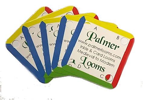 Color Coded Tablet Weaving Tablets 36 Per Pack 2