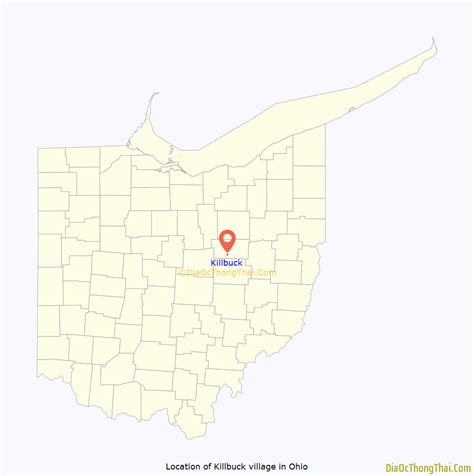 Map Of Killbuck Village Thong Thai Real