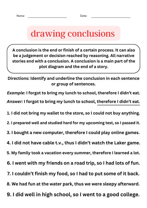 Conclusion Examples