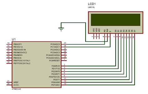 Display Custom Character On 16x2 Lcd To Avr Microcontroller Atmega 8