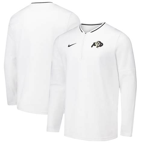 Nike Colorado Buffaloes Coaches Quarter Zip Jacket Academy