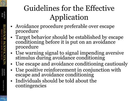 Ppt Establishing A Desirable Behavior By Using Escape And Avoidance