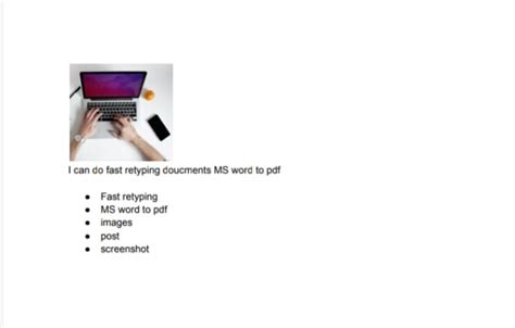 do retyping doucments ms word to pdf by usmanyounasmyou fiverr