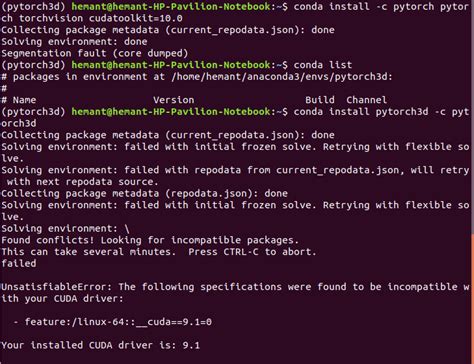 Installation With Anaconda Cloud Fails · Issue 38 · Facebookresearchpytorch3d · Github