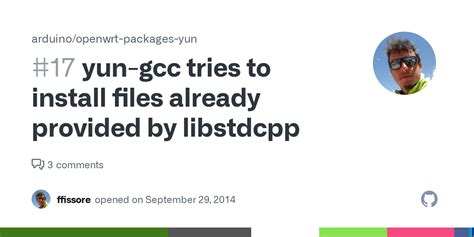 Yun Gcc Tries To Install Files Already Provided By Libstdcpp Issue Arduino Openwrt
