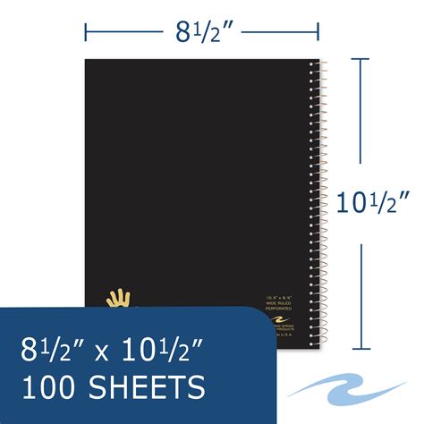 Lefty One Subject Left Handed Wirebound Notebook Wide Ruled 10 5 X 8