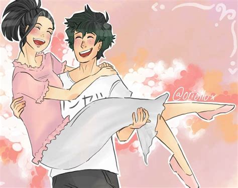 Pin De Vithyea Nou Sok En Bnha Izuku X Momo Personajes De Anime Dibujos Anime De Amor Diseño