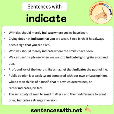 Sentence On Indicate At Brodie Parkhill Blog