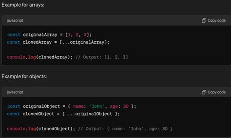 How Spread Operators Can Clone Arrays And Objects Anthony Luth Posted On The Topic Linkedin