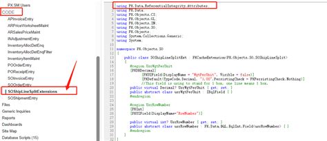 System Generated Data Class File Is Missing Px When Customizing On