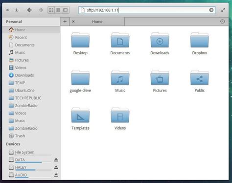 How To Use Linux File Manager To Connect To An Sftp Server Techrepublic