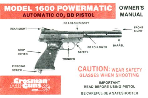 Crs1600om Download Crosman Model 1600 Owners Manual Crs1600om 699