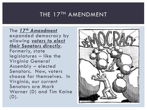 17th Amendment Examples