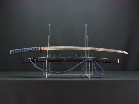 東京都h様 居合刀特注製作（まるで大海を表現したような蒼く美しい拵） 刀部 かたなべ 日本刀の拵と居合刀の製作・販売