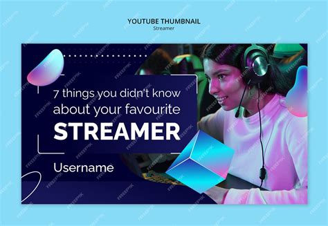 Free Psd Gradient Streaming Hobby Template