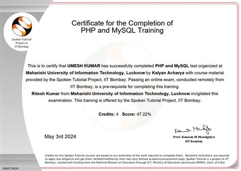 Php Mysql Iitbombay Coding Umesh Kumar