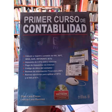 Primer Curso De Contabilidad De Elías Lara Flores Mercadolibre 📦