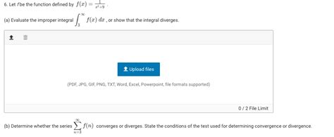 solved 6 let fbe the function defined by f x 20 a