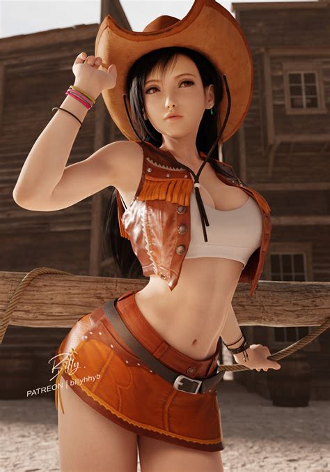 Tifa Lockhart And Tifa Lockhart Final Fantasy And 2 More Drawn By