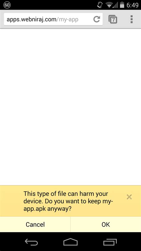 Android App Download Prompt Web Niraj