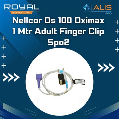 Nellcor Ds 100 Oximax 1 Mtr Adult Finger Clip Spo2 At ₹ 1600piece