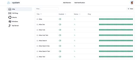 Github Atlas Bisystem Atlas System Self Hosted Server Monitor