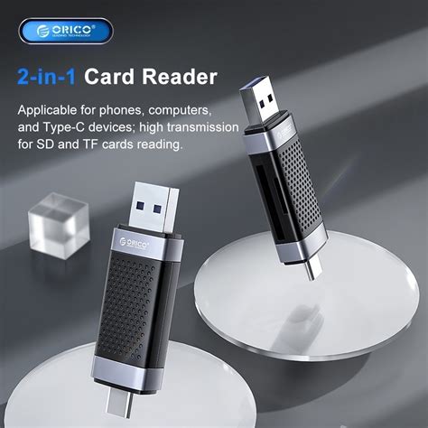 Preorder ORICO In USB Type C Card Reader Memory Card Reader Portable Smart Card Reader