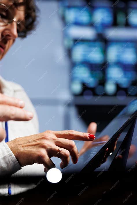 Premium Photo Trained Technicians Updating Data Center Hardware