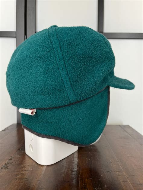 Dorfman Pacific Hat Cap Trapper Adult Medium Teal Ear Flap Made In Usa