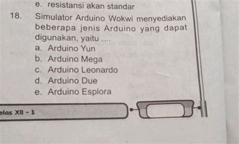 E Resistansi Akan Standar 18 Simulator Studyx