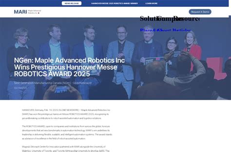 Maple Advanced Robotics Inc Article Ngen