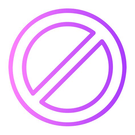 Block Generic Gradient Outline Icon