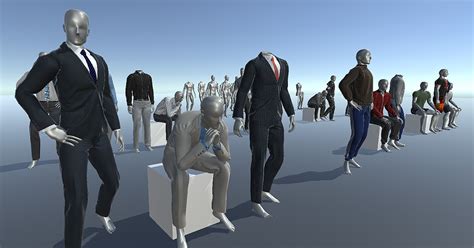 Male Mannequin With Clothes 3d Clothing Unity Asset Store