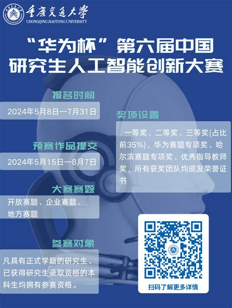 华为杯第六届中国研究生人工智能创新大塞开赛啦 重庆交通大学 学位与研究生教育