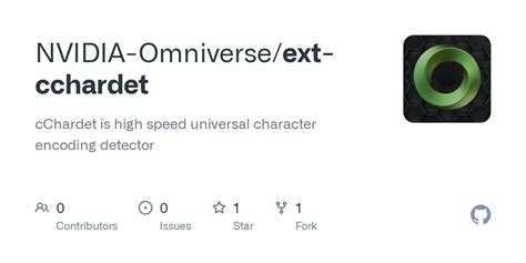 github nvidia omniverse ext cchardet cchardet is high speed universal character encoding detector