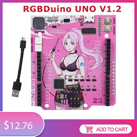 RGBDuino UNO V Jenny Development Board ATmega P Chip CH C VS Arduino UNO R Upgrade For