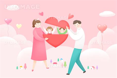 희망가족 009 유토이미지 상세페이지 베이직샵 일러스트 20829703