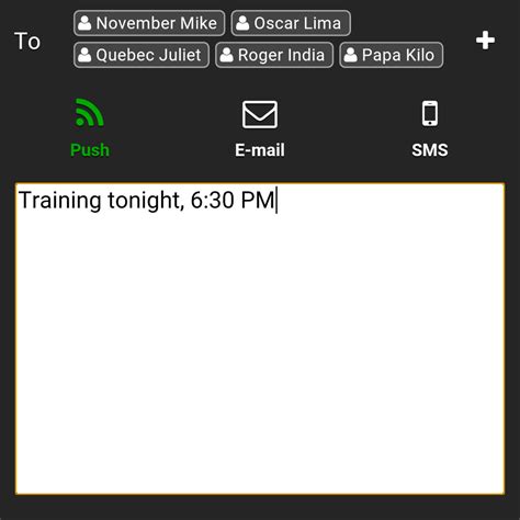 Whos Responding Features Internal Messaging System