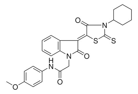 2 [ 3z 3 3 Cyclohexyl 4 Oxo 2 Thioxo 1 3 Thiazolidin 5 Ylidene 2 Oxo