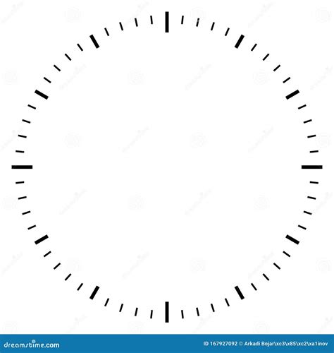 Clock Dial Black Rectangle Signs With Rounded Corners Cartoon Vector