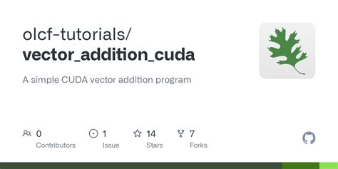 Github Olcf Tutorialsvectoradditioncuda A Simple Cuda Vector