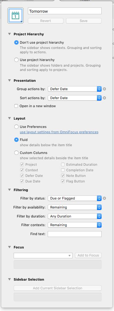 Tomorrow Perspective Omnifocus For Mac The Omni Group User Forums