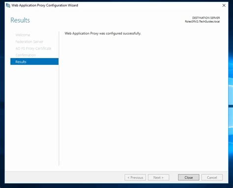 Web Application Proxy In Windows Server 2016 Configuration