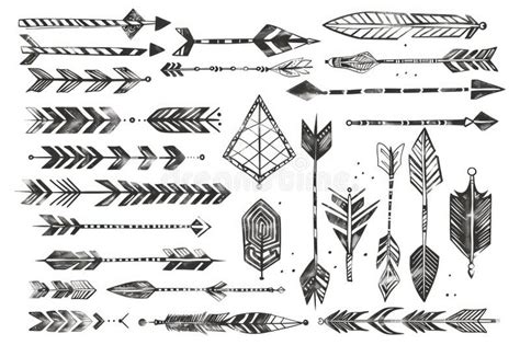 a collection of arrows pointing different directions great for