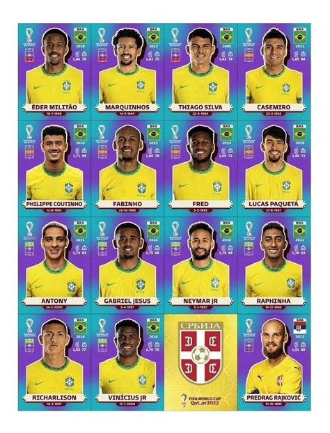 Todas As Figurinhas Da Copa Em Arquivo Pdf Para Imprimir Ello Criativo