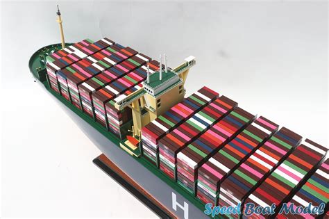 Hmm Algeciras Container Ship Model 413 Speed Boat Model