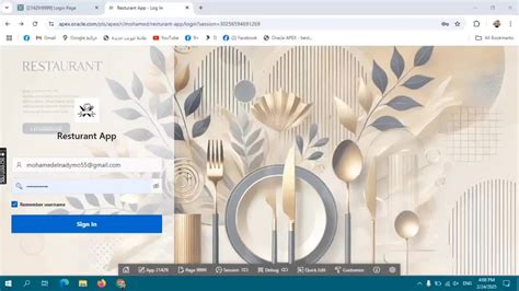 Oracleapex Webdevelopment Restauranttech Digitaltransformation Sql